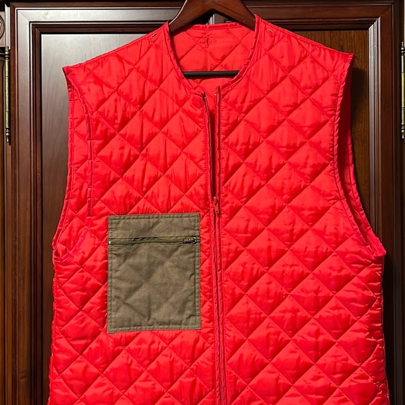 Jackets & Coats | Mens Classic Quilted Utility Outdoor Activewear Red ...